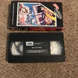 Media | Laurel And Hardy Vhs Colorized Way Out West | Poshmark